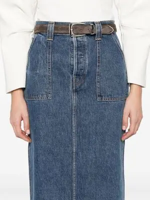 Khaite Genevieve Midi Skirt