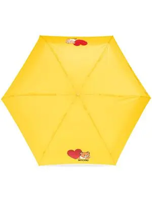 Moschino Teddy Bear-print Umbrella - Yellow