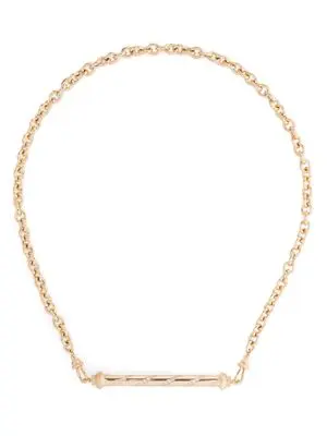 MARIE LICHTENBERG 18kt Yellow Candy Cane Diamond Necklace - Gold