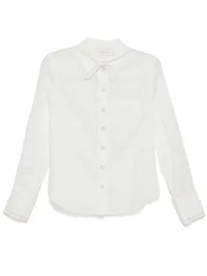 Zimmermann Embroidered Ramie Shirt