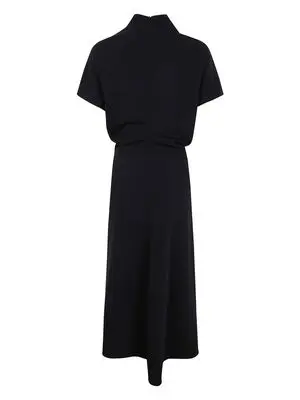 DRHOPE Draped-detail Maxi Dress