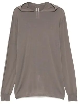 Rick Owens Fine-knit Hoodie
