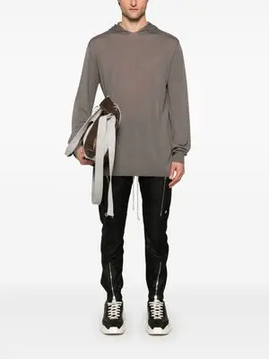 Rick Owens Fine-knit Hoodie