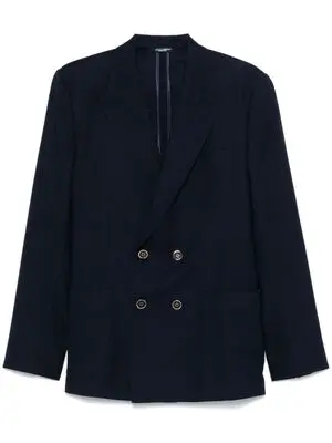 Dolce & Gabbana Virgin Wool Blazer - Blue