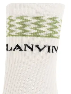 LANVIN Curb Crew Socks