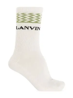 LANVIN Curb Crew Socks