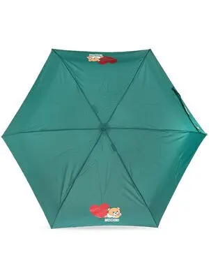 Moschino Teddy Bear-motif Umbrella - Green
