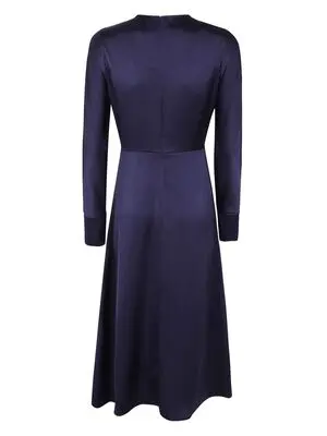 DRHOPE Satin Midi Dress