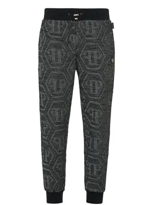 Philipp Plein Monogram-jacquard Track Pants