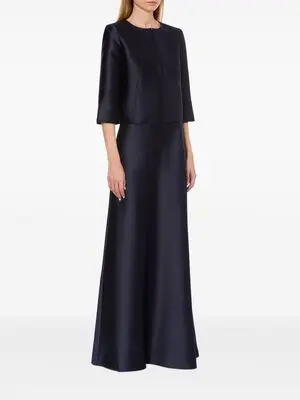 Alberta Ferretti Satin Jacket - Blue