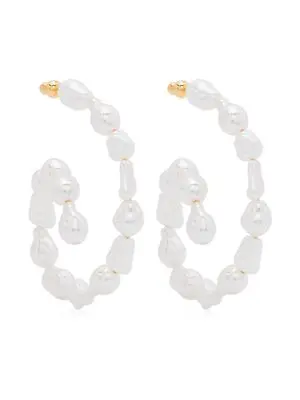 Cult Gaia Kiara Faux-pearl Earrings - White