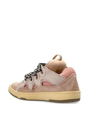 LANVIN Printed Lace Sneakers - Pink