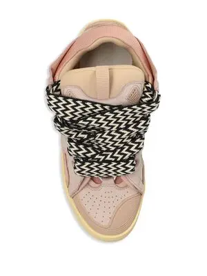 LANVIN Printed Lace Sneakers - Pink