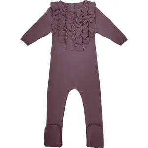 MANIÈRE Ruffle Footie - Berry