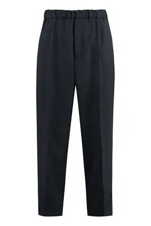 JIL SANDER Cropped Trousers - Blue