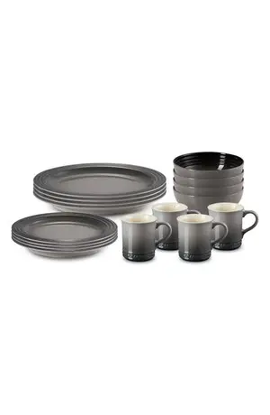 LE CREUSET 16-piece Dinnerware Set - Oyster