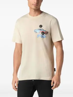 Philipp Plein Cars Racing T-shirt - Neutrals
