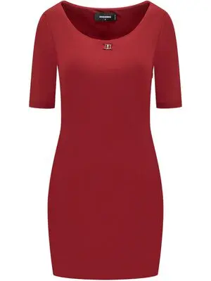 Dsquared2 Logo-plaque Mini Dress