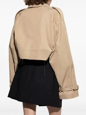 Vetements Cropped Trench Jacket