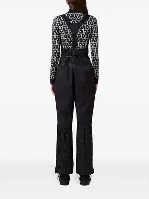 Elisabetta Franchi Lettering-jacquard Ski Top