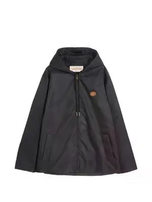 Valentino Garavani Vlogo-patch Hooded Windbreaker
