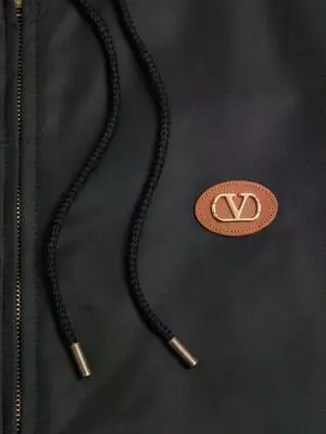 Valentino Garavani Vlogo-patch Hooded Windbreaker