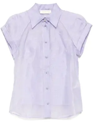Zimmermann Crush Fitted Blouse