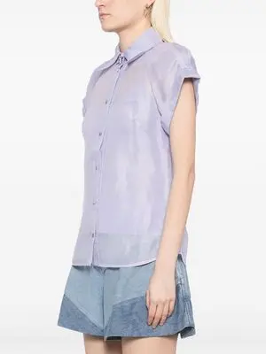 Zimmermann Crush Fitted Blouse