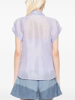 Zimmermann Crush Fitted Blouse