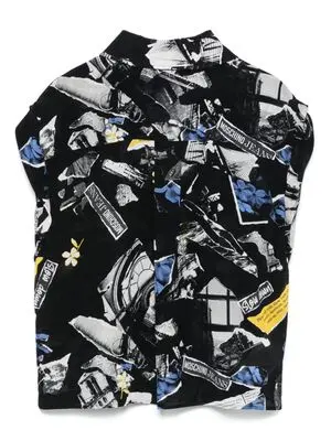 Moschino Patchwork-print Shirt