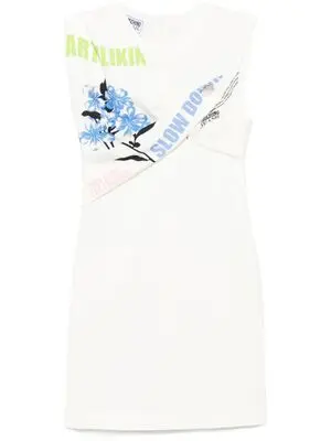 Moschino Sleeveless Mini Dress - White