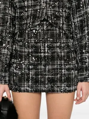 ROTATE BY BIRGER CHRISTENSEN Bouclé Mini Skirt