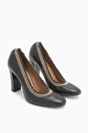 Ulla Johnson Elise Ruffle Leather Pumps