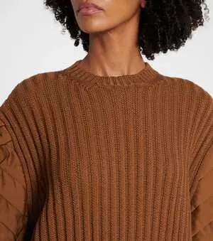 Max Mara Ottuso Ribbed-knit Virgin Wool Minidress