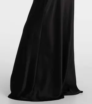 David Koma Embellished Satin Gown