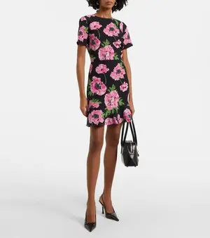 Stella McCartney Iconic Floral Ruffled Mini Dress - Multicoloured