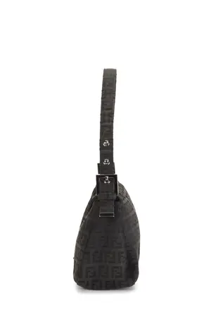 Fendi Zucchino Shoulder Bag - Black