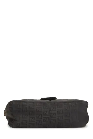 Fendi Zucchino Shoulder Bag - Black