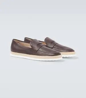 TOD'S Mocassino Leather Loafers