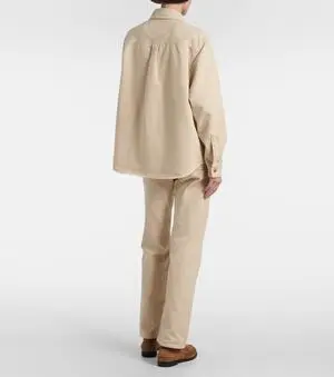 BLAZÉ MILANO Nariida Berber Denim Shirt - Beige