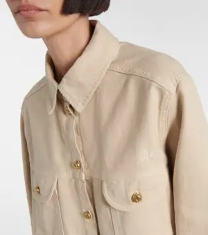 BLAZÉ MILANO Nariida Berber Denim Shirt - Beige