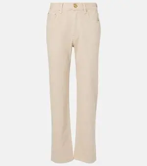 BLAZÉ MILANO Nariida Paso Straight Leg Jeans - Beige