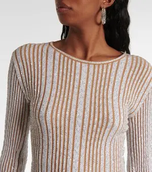 Missoni Sequined Striped Sweater