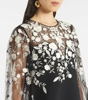 Carolina Herrera Embroidered Minidress