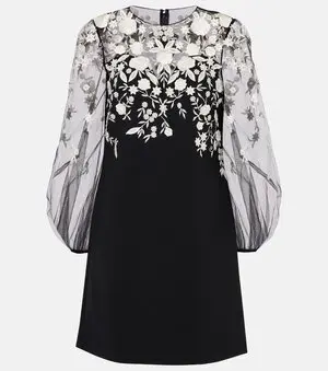 Carolina Herrera Embroidered Minidress