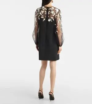 Carolina Herrera Embroidered Minidress