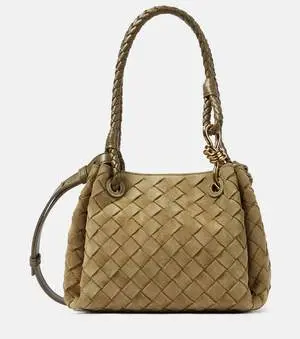 Bottega Veneta Gold Tone Shoulder Bags