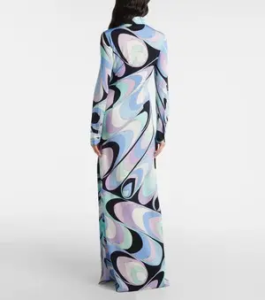 Emilio Pucci Vivara Printed Maxi Dress