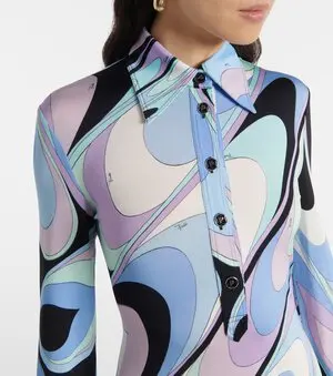Emilio Pucci Vivara Printed Maxi Dress