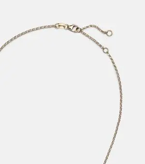 FOUNDRAE Arrow 18kt Yellow Chain Necklace With Diamonds